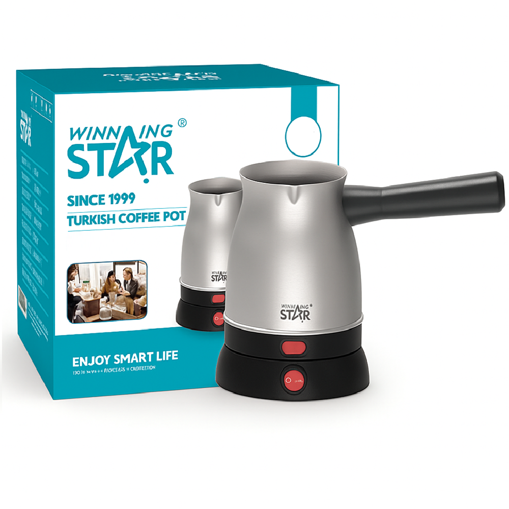 Winning Star elektromos török kávéfőző – 500 ml kapacitású gyorsfőző ...